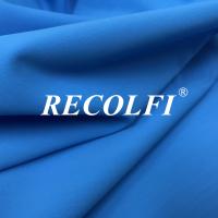 China Woven Stretch Twill Elastic Repreve Recycled Polyester Fibers With Soft Skin Feeling for sale