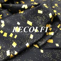 China Seamless Free Cut Activewear Knit Fabric Laser Foil Embossing Printed Colors for sale