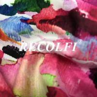 China 170GSM Activewear Stable Knit Fabric Embossed Printing Cylinder Pattern for sale