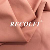 China Stock Plain Colors Activewear Knit Fabric 92% Recycled Polyester 8% Spandex Material for sale