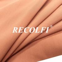 China Stock Plain Colors Activewear Knit Fabric 92% Recycled Polyester 8% Spandex Material for sale