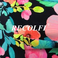 China Activewear Polyester Knit Fabric , Surfing Suits Quilted Knit Fabric for sale