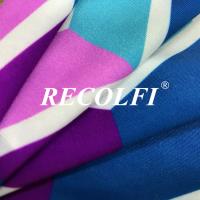China Dyed Solid Colours Spandex Sports Leggings Shinny Base 160GSM Weight for sale