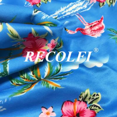 China Athletic Wear Fabric Made Out Of Recycled Plastic Fabric Elastic Heavy Weight for sale