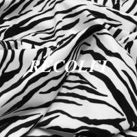 China Zebra Print Recycled Spandex Fabric Digital Print Colors 152CM Width for sale
