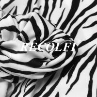 China Zebra Print Recycled Spandex Fabric Digital Print Colors 152CM Width for sale