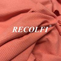 China Custom Color Ribbed Swimsuit Fabric , Eco Friendly Fabric 72% Nylon + 28% Spandex for sale