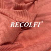 China Custom Color Ribbed Swimsuit Fabric , Eco Friendly Fabric 72% Nylon + 28% Spandex for sale