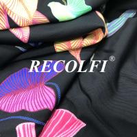 China Sublimation Printing Fabric , Unifi Recycled Polyester Customized Design for sale