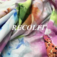 China 2 Way Elastane Recycled Fabric , Recycled Material Fabric For Swimwear for sale