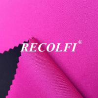 China Plain Color Shine Layer 270GSM Activewear Knit Fabric for sale