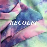 China Tie Dyed UV 50+ Repreve Recycled Fabric Yogawear for sale