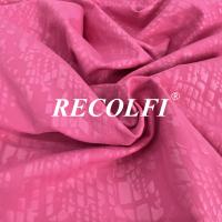 China Embosses Printing Moisture Wicking Repreve Recycled Fabric for sale