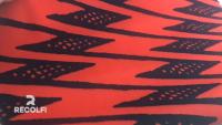 China Custom Transfer Paper Printing REPREVE Warp Knitted Fabric For Activewear for sale