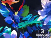 China 205GSM Recycled Swimwear Fabric Customized Ink Jet Digital Printing Lifelike Floral for sale