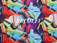 China Repreve Recycled Spandex Plain Fabric Activewear Made From Recycled Plastic for sale