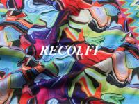 China Repreve Recycled Spandex Plain Fabric Activewear Made From Recycled Plastic for sale