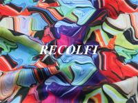China Repreve Recycled Spandex Plain Fabric Activewear Made From Recycled Plastic for sale