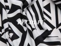China Simple Stripe Design Print Women'S Activewear Fabric Eco Friendly Nylon Material for sale