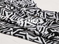 China Simple Stripe Design Print Women'S Activewear Fabric Eco Friendly Nylon Material for sale