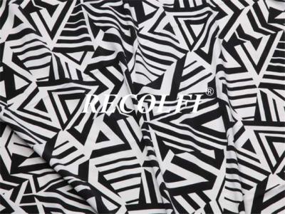 China Simple Stripe Design Print Women'S Activewear Fabric Eco Friendly Nylon Material for sale