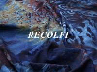 China 3D Direct Printing Bright Color Quilted Knit Fabric Cold Feeling Fitness Clothing for sale