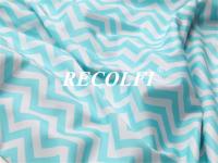 China Printing Ocean Retro Polyester Knit Fabric Seamless Glossy Soft Feel for sale