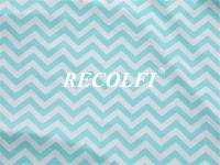 China Printing Ocean Retro Polyester Knit Fabric Seamless Glossy Soft Feel for sale
