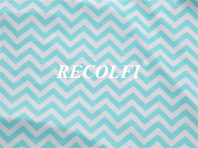 China Printing Ocean Retro Polyester Knit Fabric Seamless Glossy Soft Feel for sale