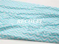 China Printing Ocean Retro Polyester Knit Fabric Seamless Glossy Soft Feel for sale