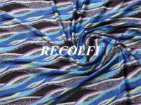 China Comfort Luxe Activewear Knit Moisture Wicking Fabric Inkjet Digital Printing for sale