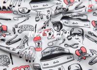 China Spandex Lycra Fabric Activewear Made From Recycled Plastic Printing Directly for sale