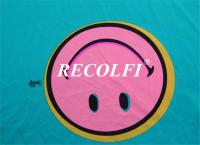 China Smiling Print Fabric Spandex Workout Leggings Touch Softly Functional Cooling for sale