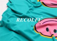 China Smiling Print Fabric Spandex Workout Leggings Touch Softly Functional Cooling for sale
