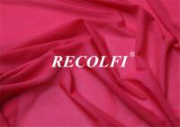 China Breathable Solid Matte Mesh Fabric Activewear Made From Recycled Plastic for sale
