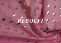 China Pinky Dot Glitter Sustainable Nylon Activewear Knit Fabric Cool Quick Drying for sale