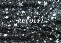 China Silver Foil Knit Activewear Nylon Spandex Fabric Moisture Wicking Fast Dry for sale