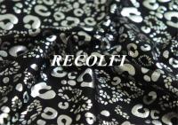 China Silver Leopard Lycra Spandex Gym Leggings Repreve Fiber Weft Knitted Plain Dye for sale