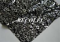 China Silver Leopard Lycra Spandex Gym Leggings Repreve Fiber Weft Knitted Plain Dye for sale