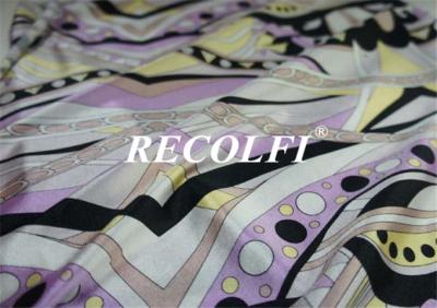 China Geometry Recycled Polyester Spandex Fitness Leggings Washable Dry Easily for sale