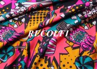 China Sublimation Printing Poly Women'S Yoga Wear Fabric Close Fitting Embossed for sale