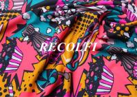 China Sublimation Printing Poly Women'S Yoga Wear Fabric Close Fitting Embossed for sale