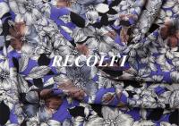 China Direct Flower Printing Fabric Spandex Workout Leggings Functional Recycled Polyester for sale