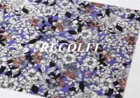 China Direct Flower Printing Fabric Spandex Workout Leggings Functional Recycled Polyester for sale