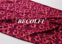 China Ice Cold Spandex Nylon Repreve Swimwear Fabric Weft Knitted Digital Printed for sale