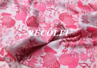 China Pink Floral Printed Bikini Bondi Shiny Repreve Swimwear Fabric Washable for sale