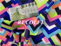 China Ink Jet Digital Print Lycra Xtra Life Fabric Athleisure Wearing Sustainable for sale