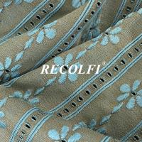 China Anti Mold Flower Printing Green Athletic Wear Fabric 77% Repreve Nylon for sale
