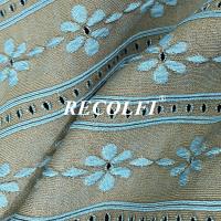 China Anti Mold Flower Printing Green Athletic Wear Fabric 77% Repreve Nylon for sale