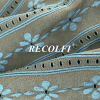 China Anti Mold Flower Printing Green Athletic Wear Fabric 77% Repreve Nylon for sale